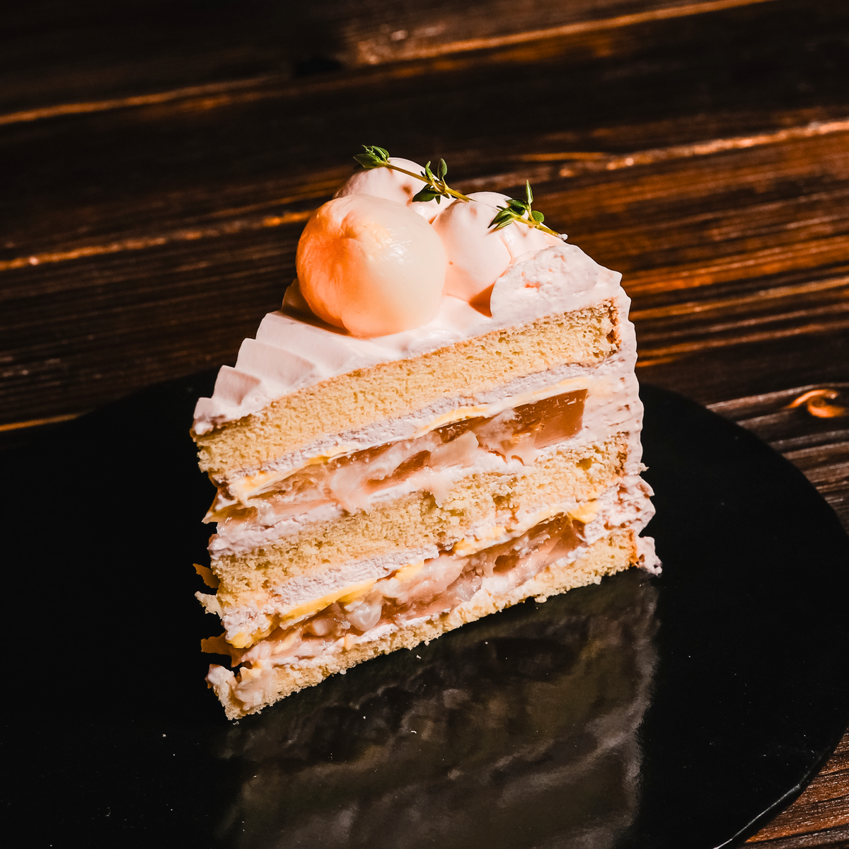 Rose Lychee Shortcake - Kenny Hills Bakers
