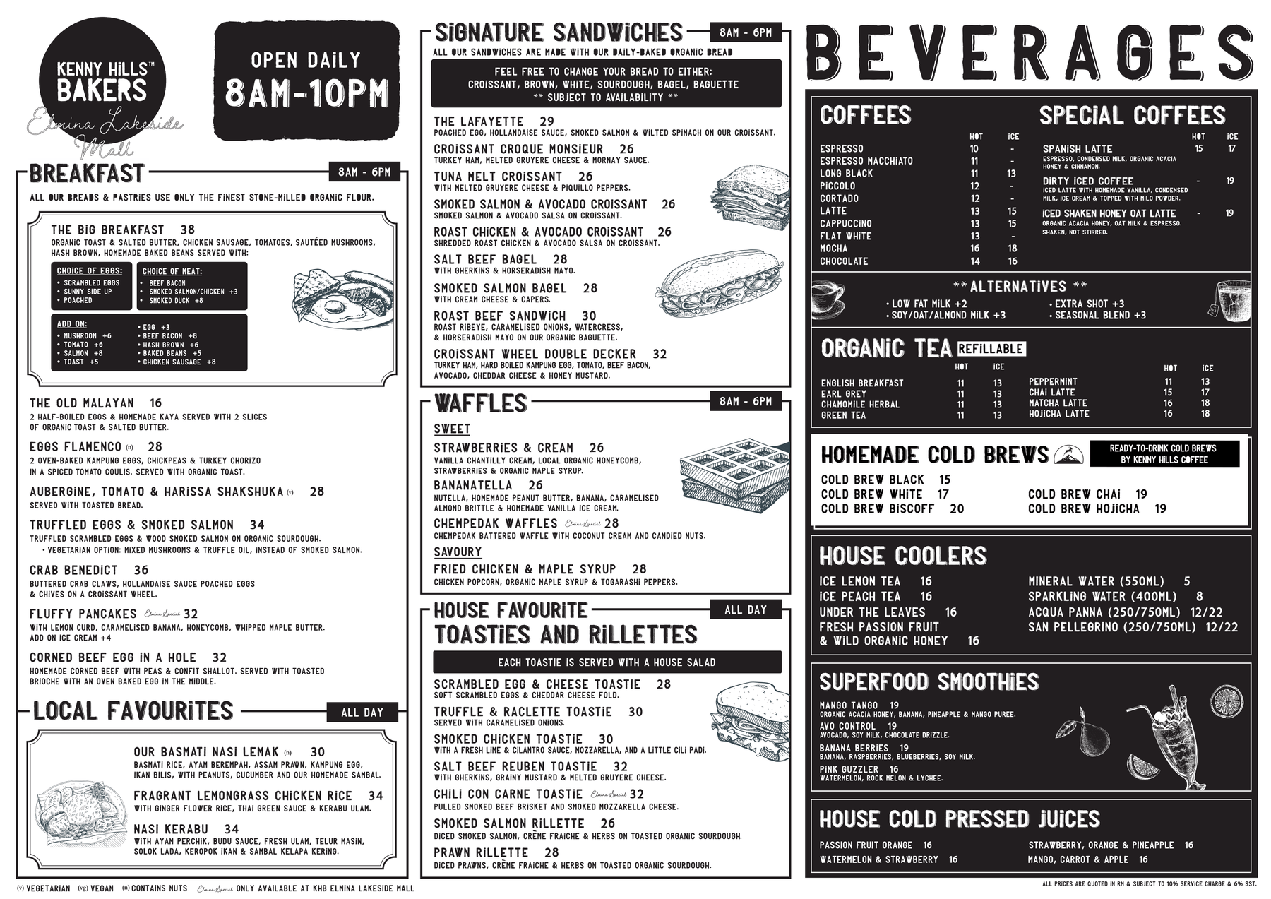 Menu - Kenny Hills Bakers