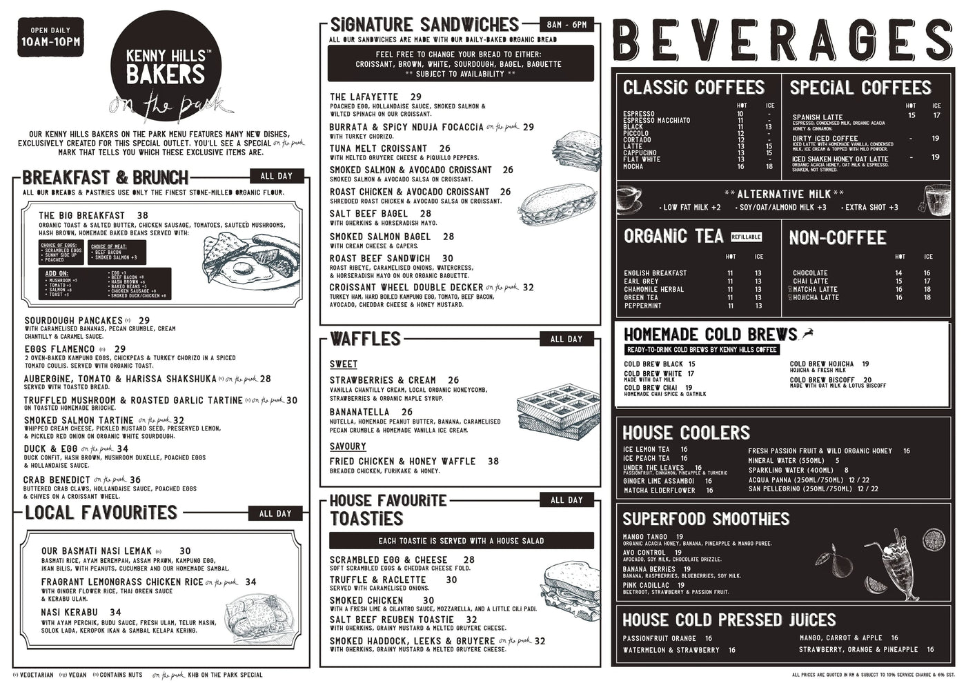 Menu - Kenny Hills Bakers